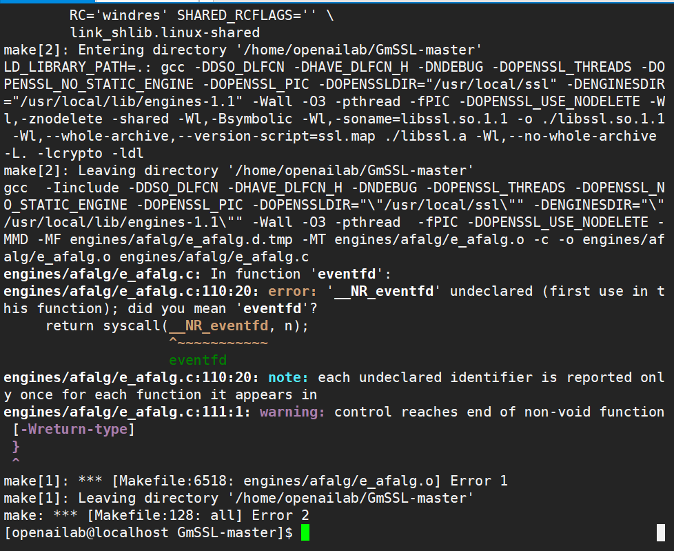 Gmssl在arm设备端编译失败 · Issue #843 · guanzhi/GmSSL · GitHub