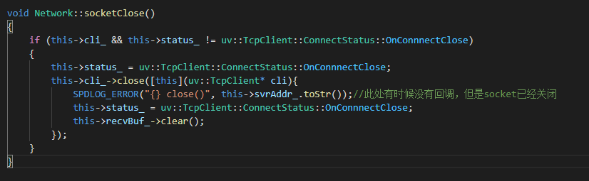 uv-cpp做客户端时，当服务端连不上，重复去连接时，无论是linux还是Windows都会奔溃 · Issue #39 · wlgq2/uv-cpp · GitHub