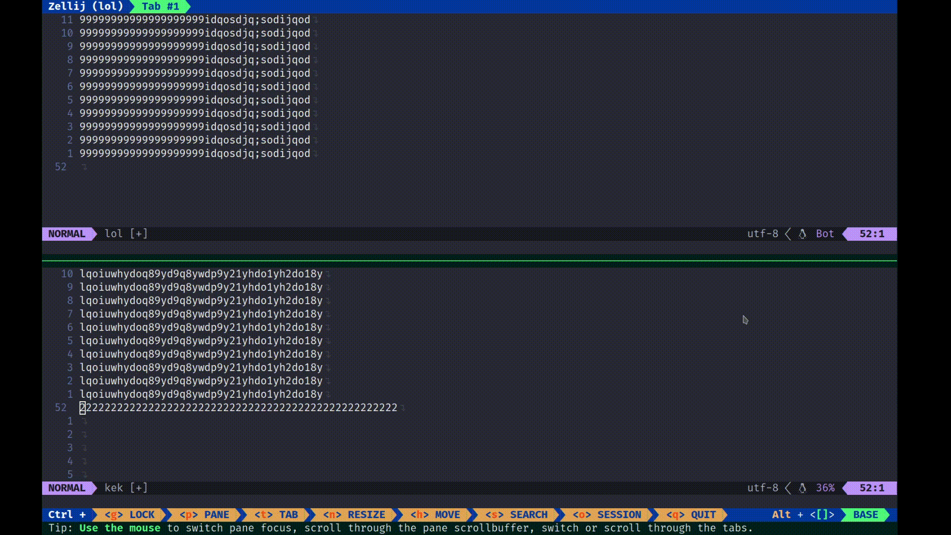 switching panes in fullscreen toggles fullscreen but stays on the same pane · Issue #2268 ...