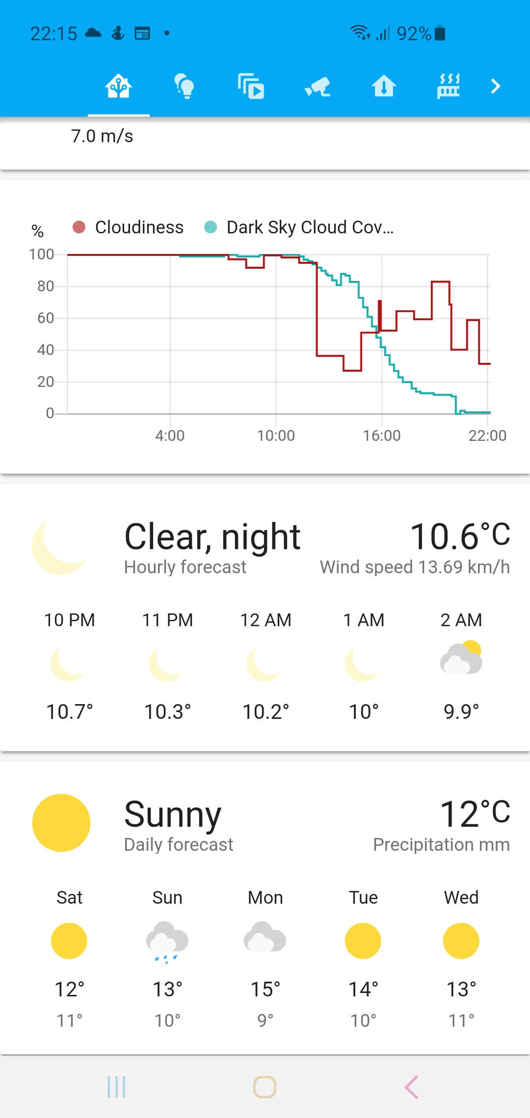 Weather card: moon icon has no contrast with default theme · Issue ...