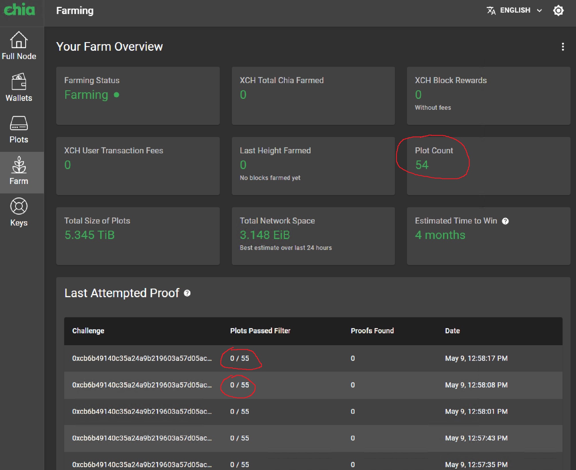 [BUG] GUI - Incorrect number of farmed plots displayed · Issue #4277 · Chia-Network/chia ...