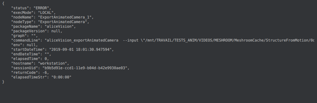 [bug] Export Animated Cam · Issue #615 · alicevision/Meshroom · GitHub