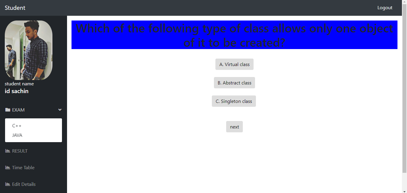 GitHub - nicsachin/managementsystem: a student management and examination system made in php.