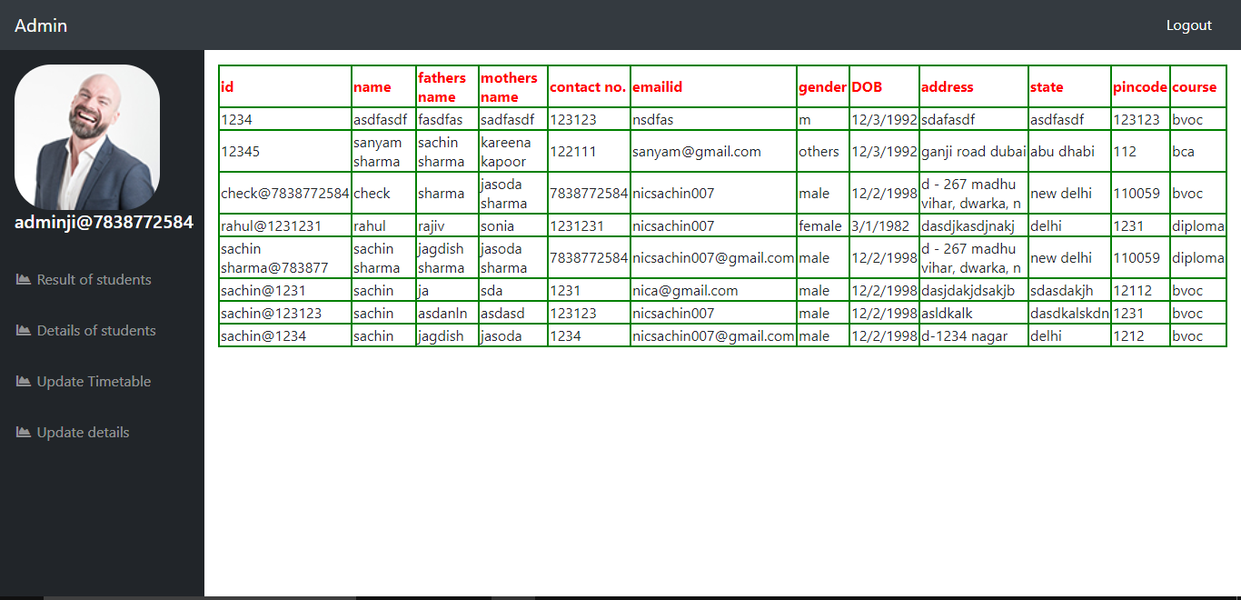 GitHub - nicsachin/managementsystem: a student management and ...