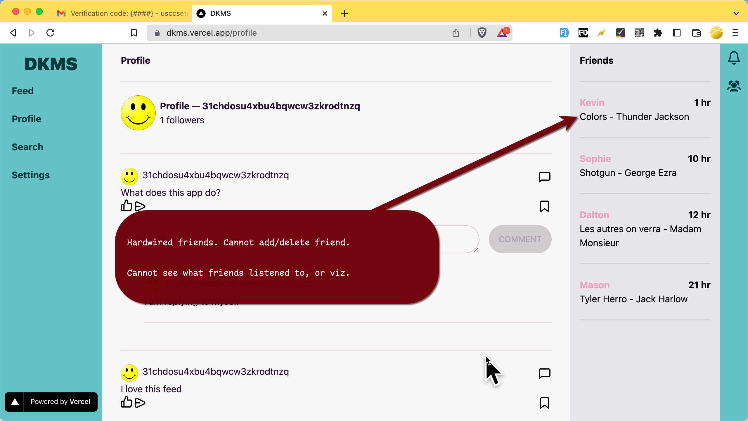 Cannot add/delete friends · Issue #165 · SCCapstone/DKMS · GitHub
