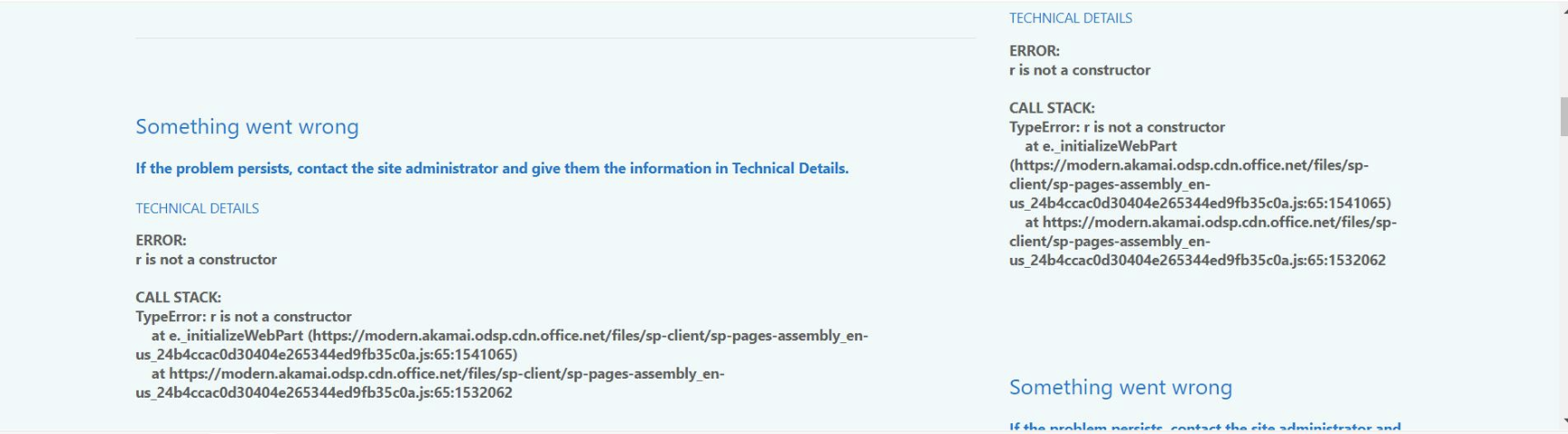 OOTB SharePoint Web Parts Broken by SPFx App Customizer · Issue #7169 · SharePoint/sp-dev-docs ...