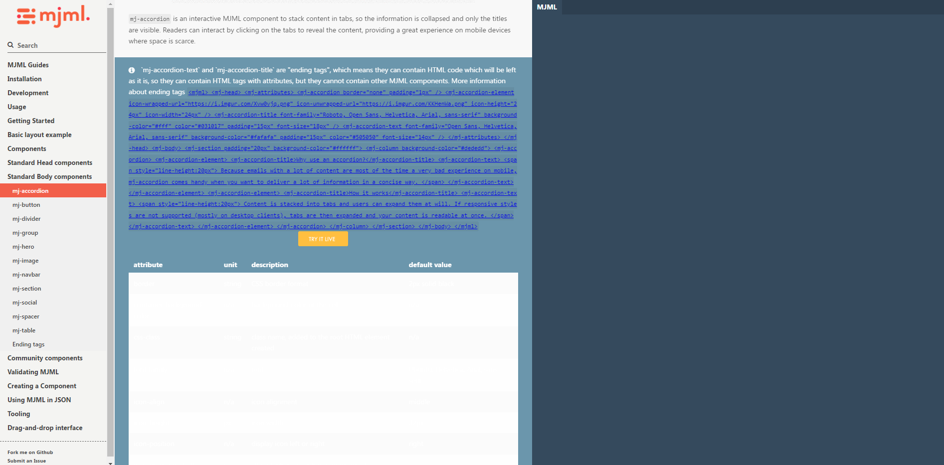 Documentation Website Is Broken · Issue 2414 · Mjmlio Mjml · Github