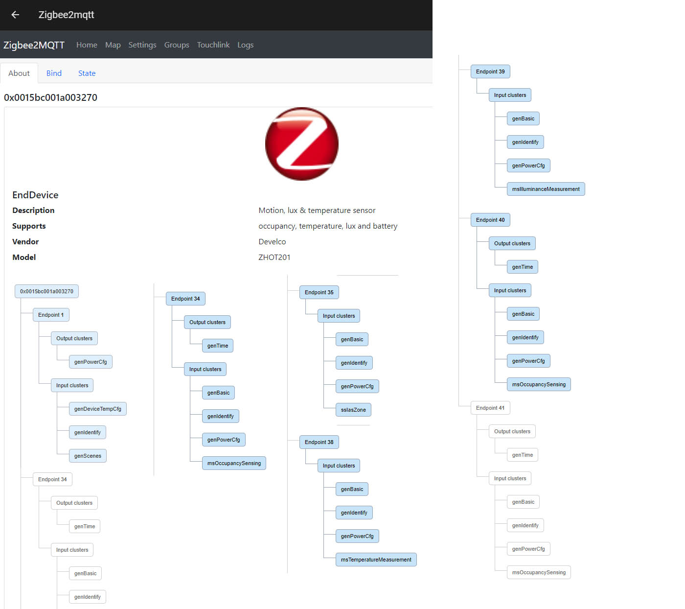 Develco ZHOT101 motion sensor support · Issue #4765 · Koenkk/zigbee2mqtt · GitHub