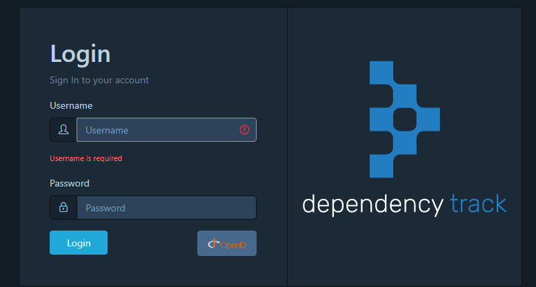 Disable / Remove Login (Username and Password) when using OpenID · Issue #429 · DependencyTrack ...