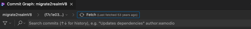Commit Graph Status Bar Show Wrong Last Fetched Date · Issue 2473 