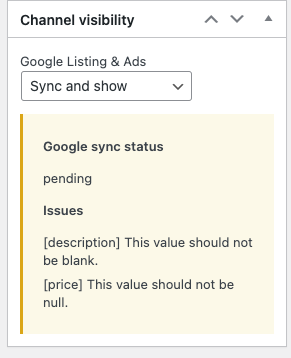 Beautify pre-sync errors · Issue #714 · woocommerce/google-listings-and ...