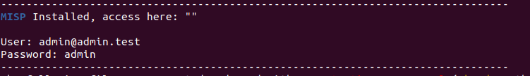 Fresh Install On Ubuntu No Link Provided · Issue 7922 · Mispmisp · Github