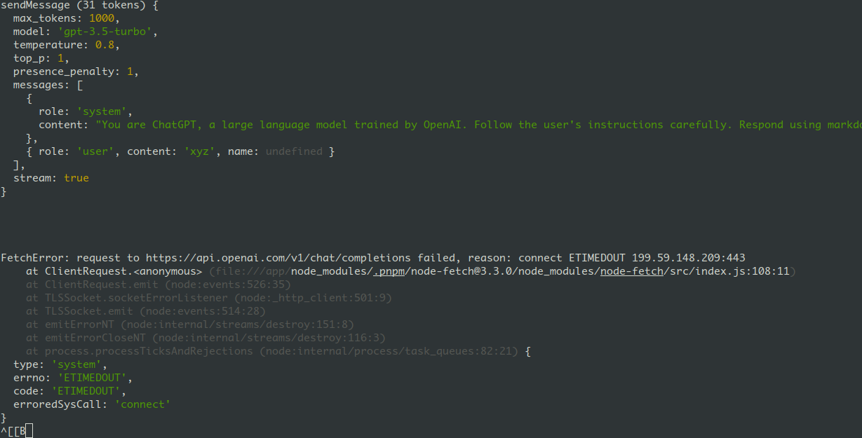 求大佬解答一下，一直报Request failed with status code 504 · Issue #1856 · Chanzhaoyu/chatgpt-web · GitHub