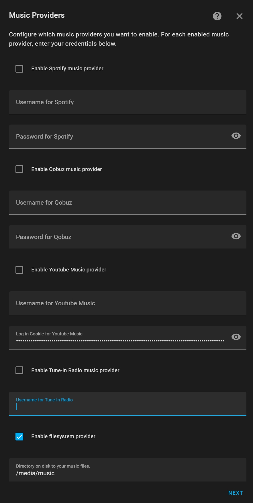 Mounting a Network location within Home Assistant · music-assistant ...
