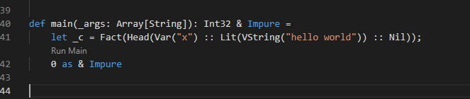 CodeLenses often appear out of place · Issue #89 · flix/vscode-flix · GitHub