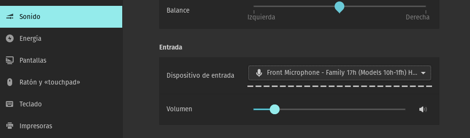 Solution request when changing audio input device volume problem ...
