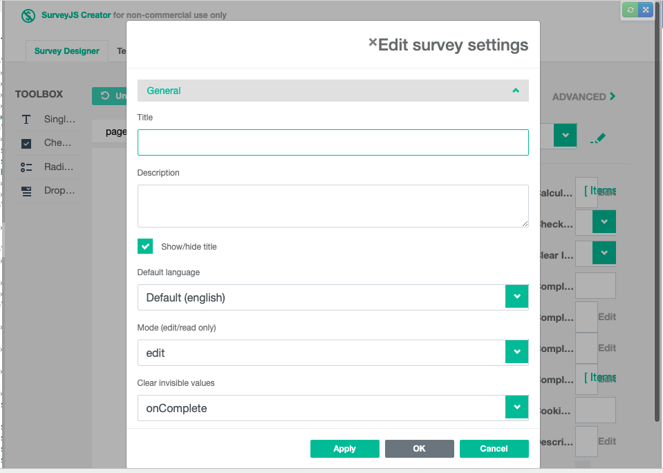 Bootstrap 4 + SurveyJS Creator Styling issues · Issue #649 · surveyjs/survey-creator · GitHub
