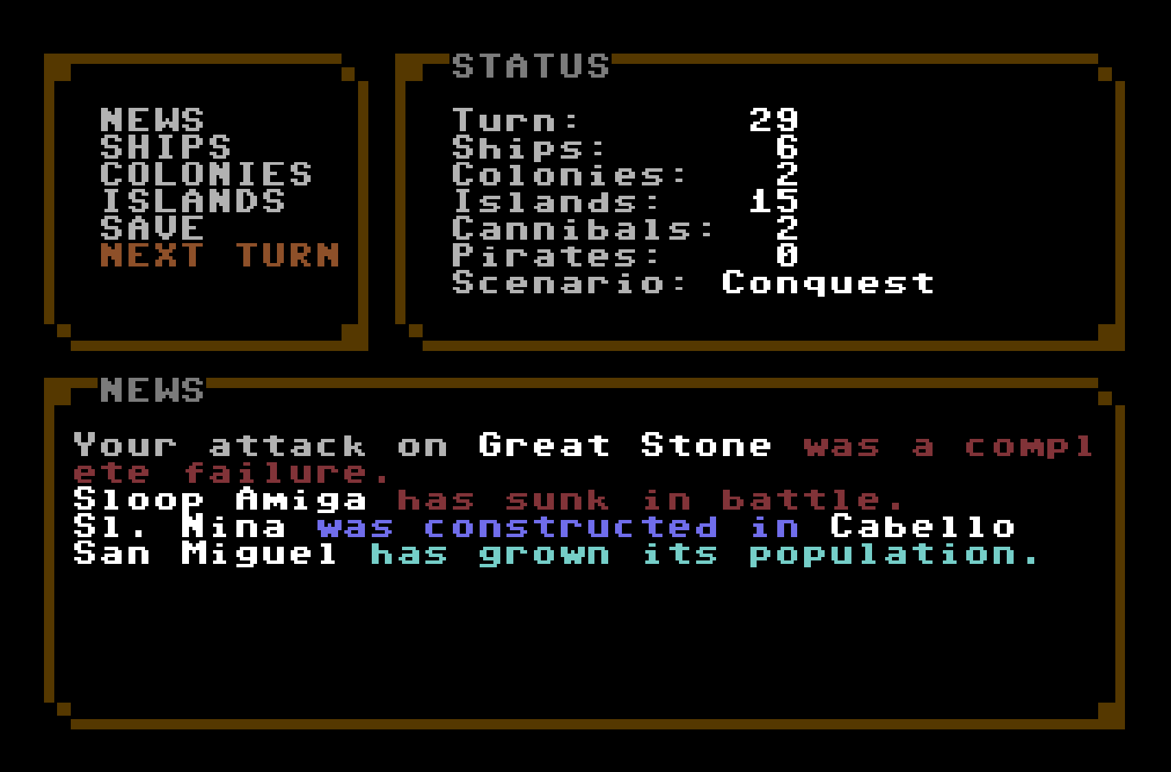 GitHub - MagicKrol/C64-NewLands: Pirate styled strategy/economy game on C64