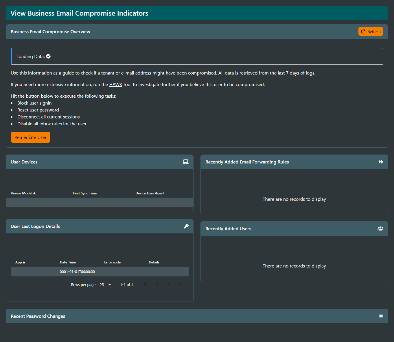 BUG: Business Email Compromise report window not scrollable · Issue #799 · KelvinTegelaar/CIPP ...