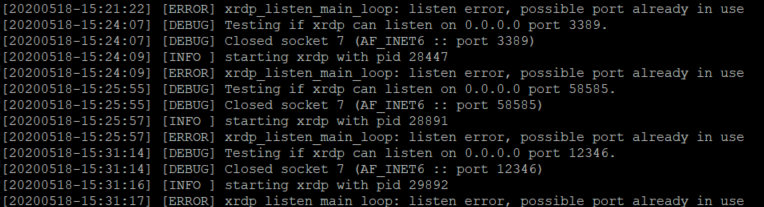 xrdp port error · Issue #1587 · neutrinolabs/xrdp · GitHub