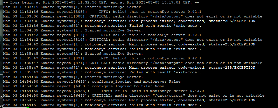 Can not start Motioneye after reboot. · Issue #2709 · motioneye-project/motioneye · GitHub