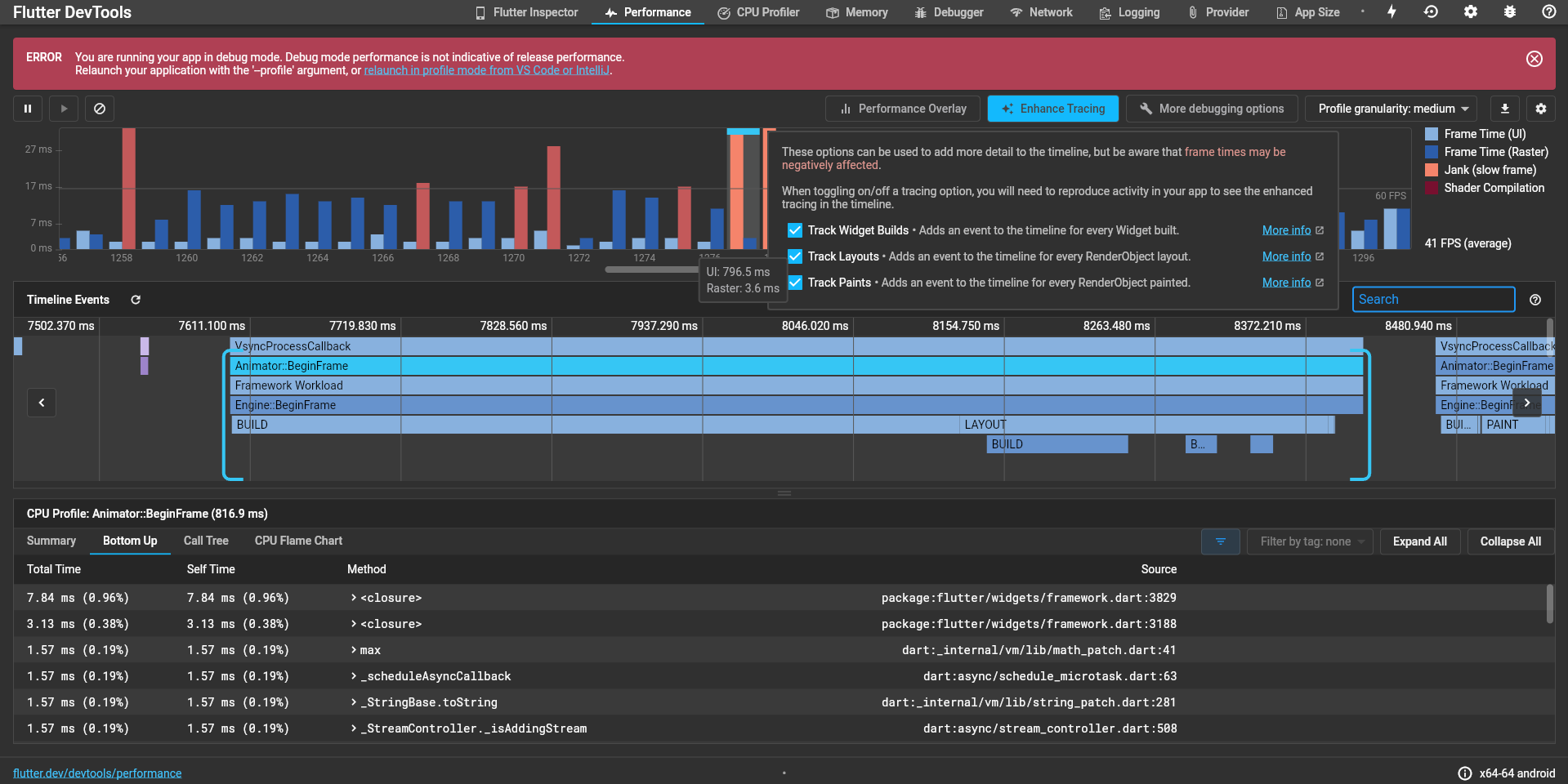 How do I find the cause of the Jank Slow Frame? · Issue #4179 · flutter/devtools · GitHub