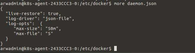 Cloud configuration for container log rotation - K8S cluster · Issue #299 · Azure/AKS · GitHub