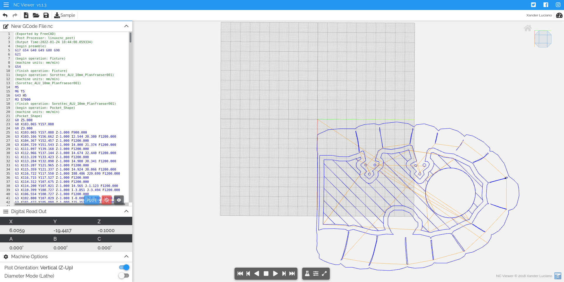 Linuxcnc interprets Freecad postprocessor Gcode lines with big Parameters I and j wrong, · Issue ...