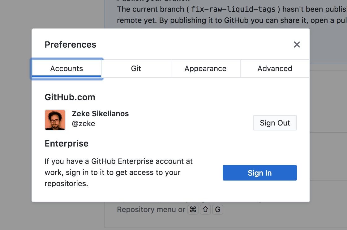'Publish your branch' message erroneously reports that branch has not been published · Issue ...