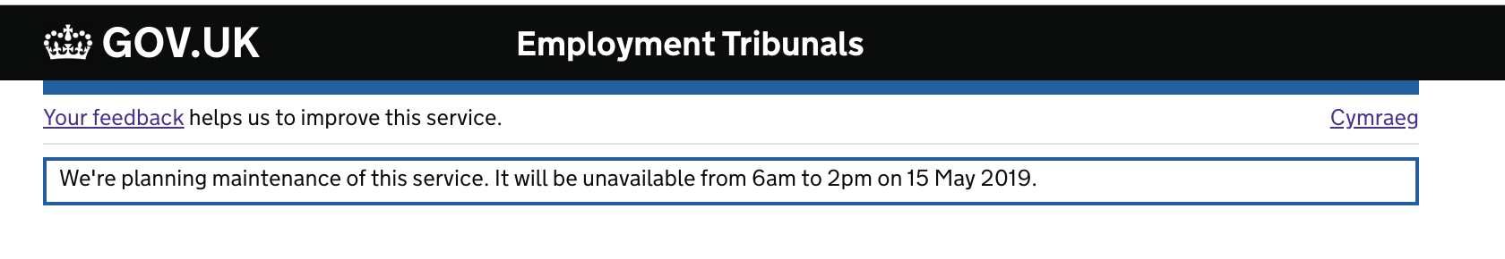 Notify users of planned downtime in advance of it happening · Issue #46 · hmcts/design-system ...