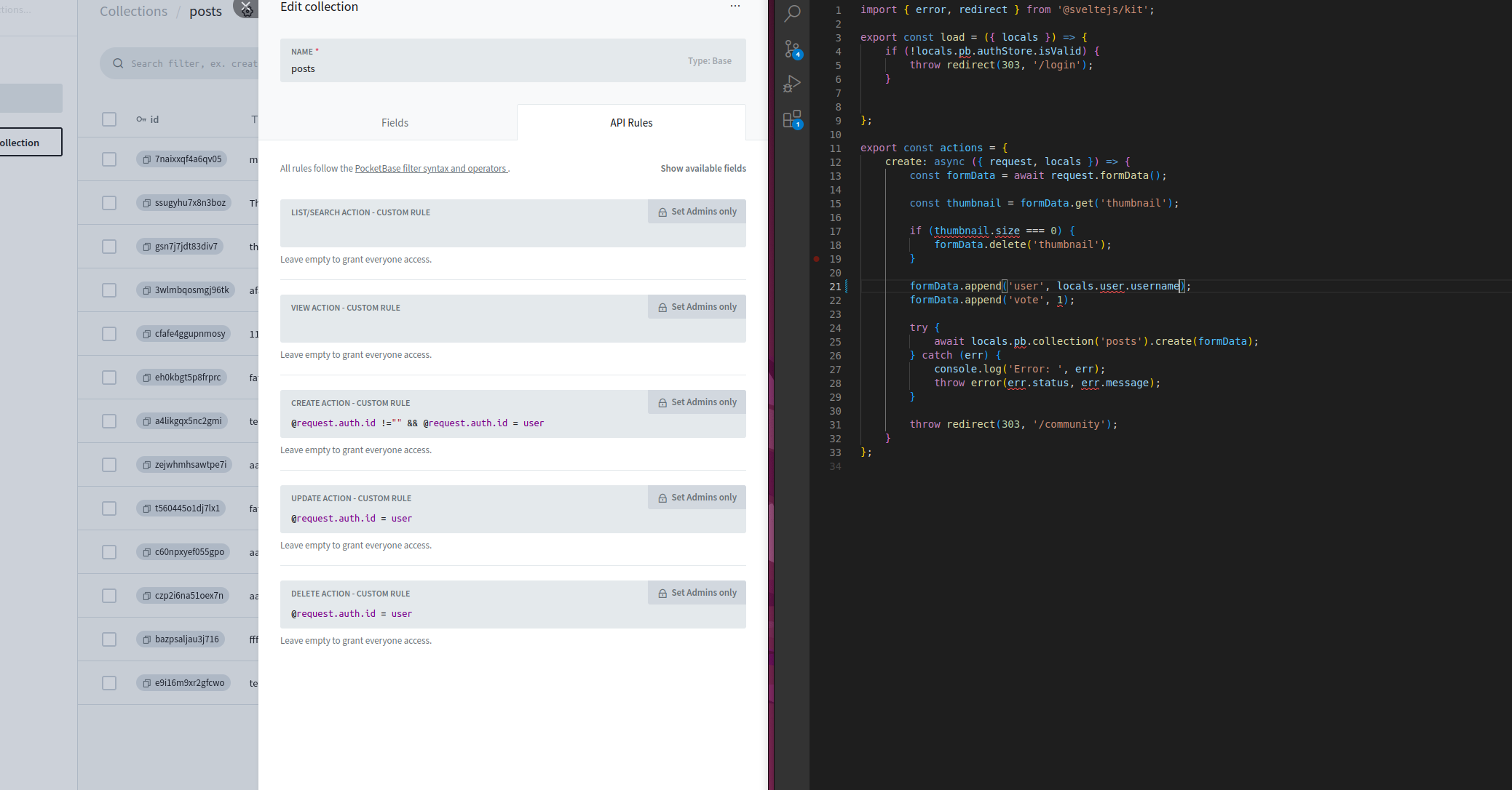 Save relational username to collection · pocketbase pocketbase · Discussion #2226 · GitHub