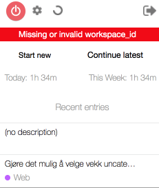 Missing or invalid workspace_id · Issue #1066 · toggl/track-extension · GitHub