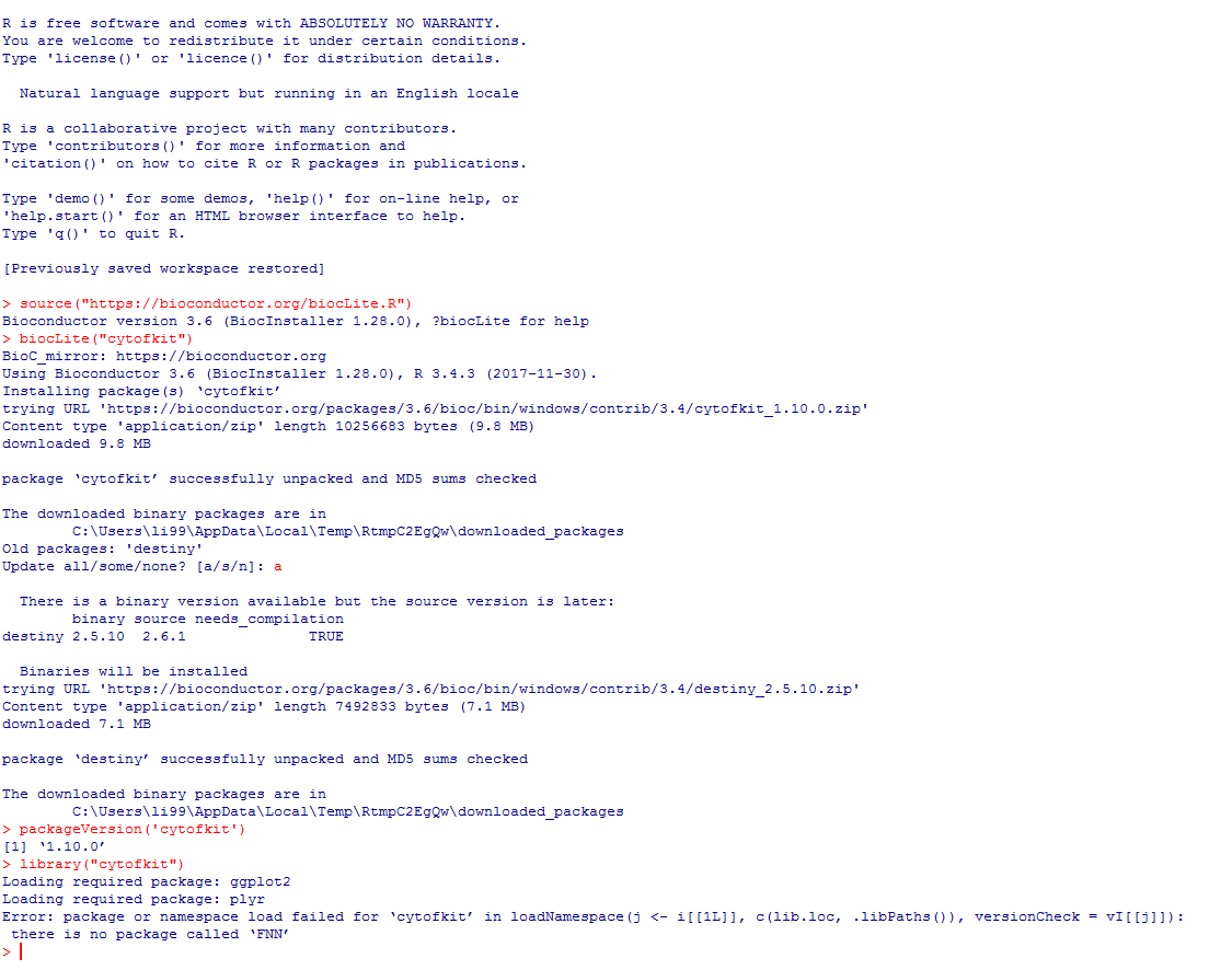 when I run cytofkit in GUI, recently the results showed that all the ...