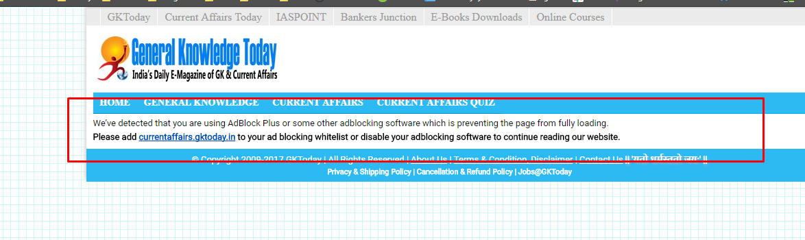 currentaffairs.gktoday.in - Anti-Adblock Script · Issue #5691 · AdguardTeam/AdguardFilters · GitHub