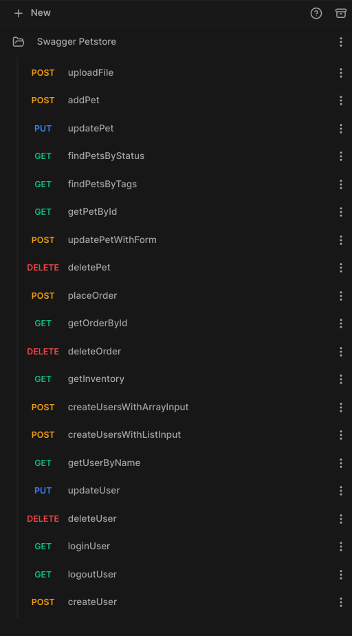 [feature]: Group request by tag when importing OpenAPI · Issue #3411 · hoppscotch/hoppscotch ...