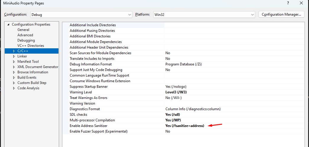 Direct Sound - ASAN - x64 · Issue #581 · mackron/miniaudio · GitHub