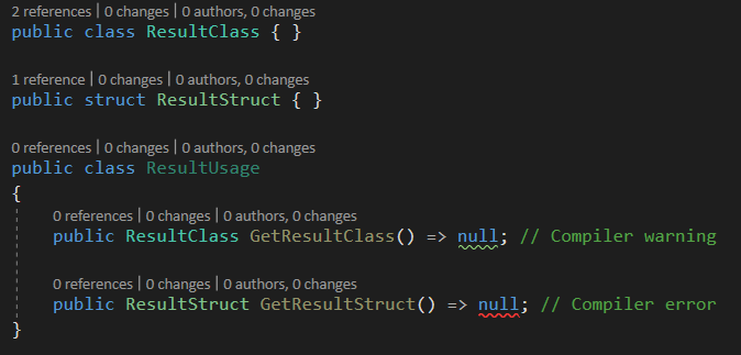 Proposal to make Result a class instead of a struct · Issue #151 · vkhorikov ...
