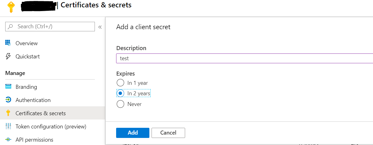 Azure Key Vault + AAD - IllegalArgumentException - The key material must be 128, 192, 256, 384 ...