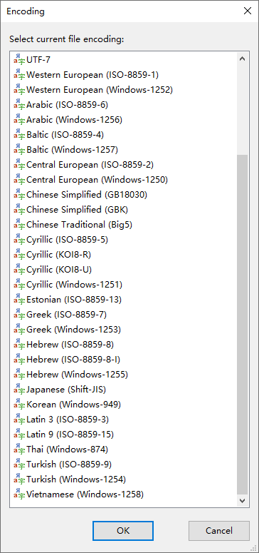 feature request: filter out encodings · Issue #121 · zufuliu/notepad4 · GitHub