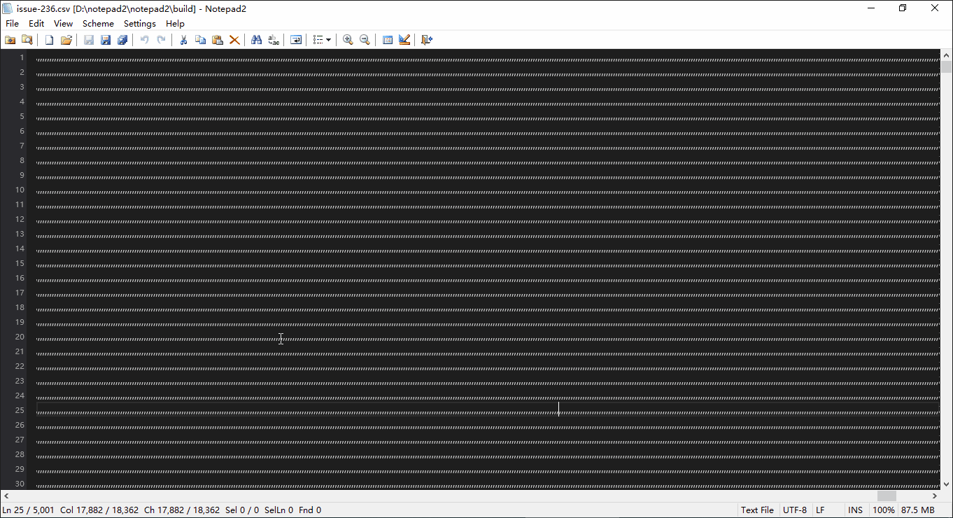 Selection in a VERY big file takes too long · Issue #236 · zufuliu ...