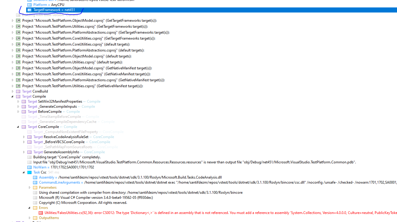 Using ToDictionary fails build on linux · Issue #33843 · dotnet/runtime · GitHub