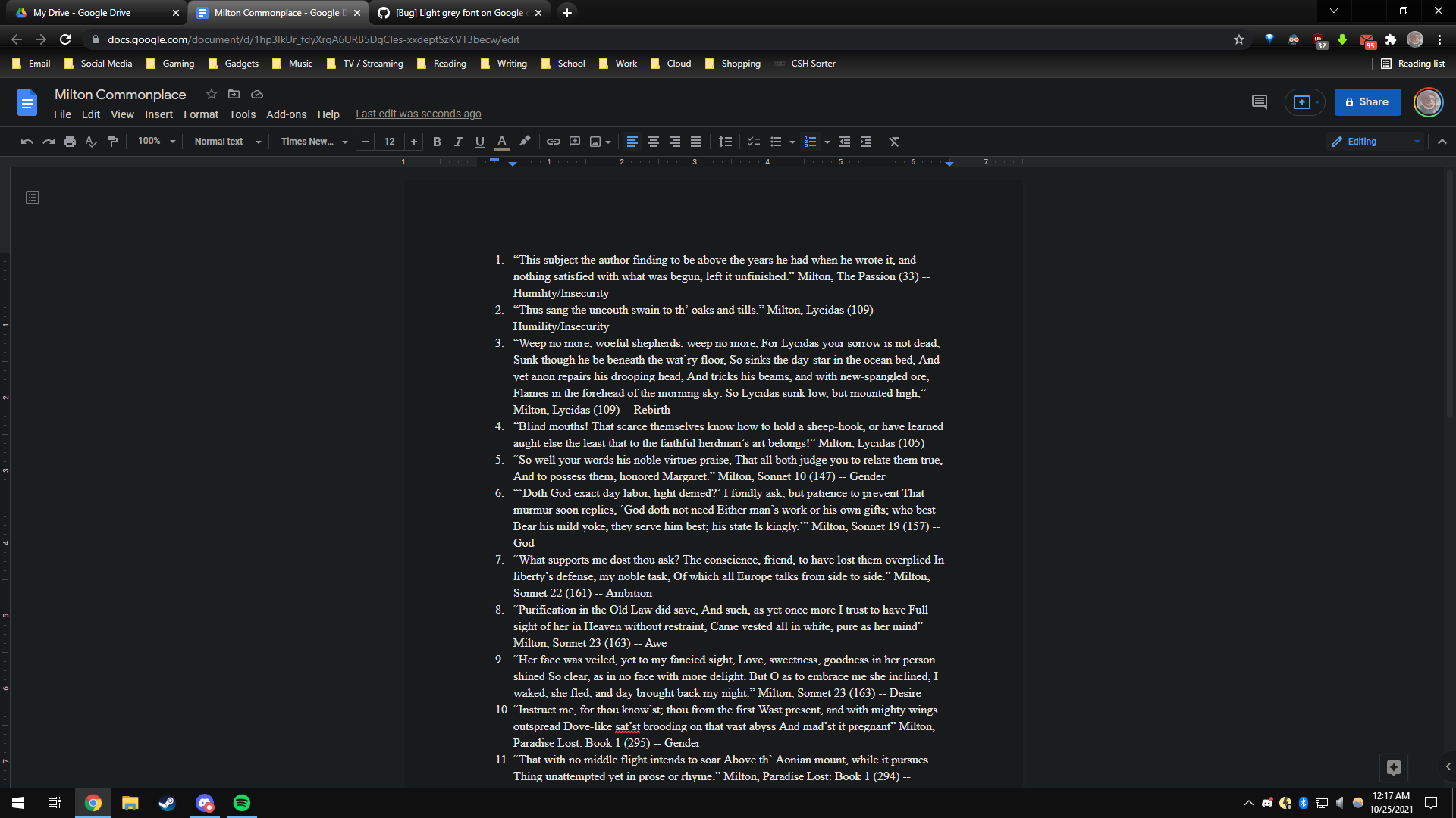 [Bug] Light grey font on Google docs · Issue #7126 · darkreader/darkreader · GitHub