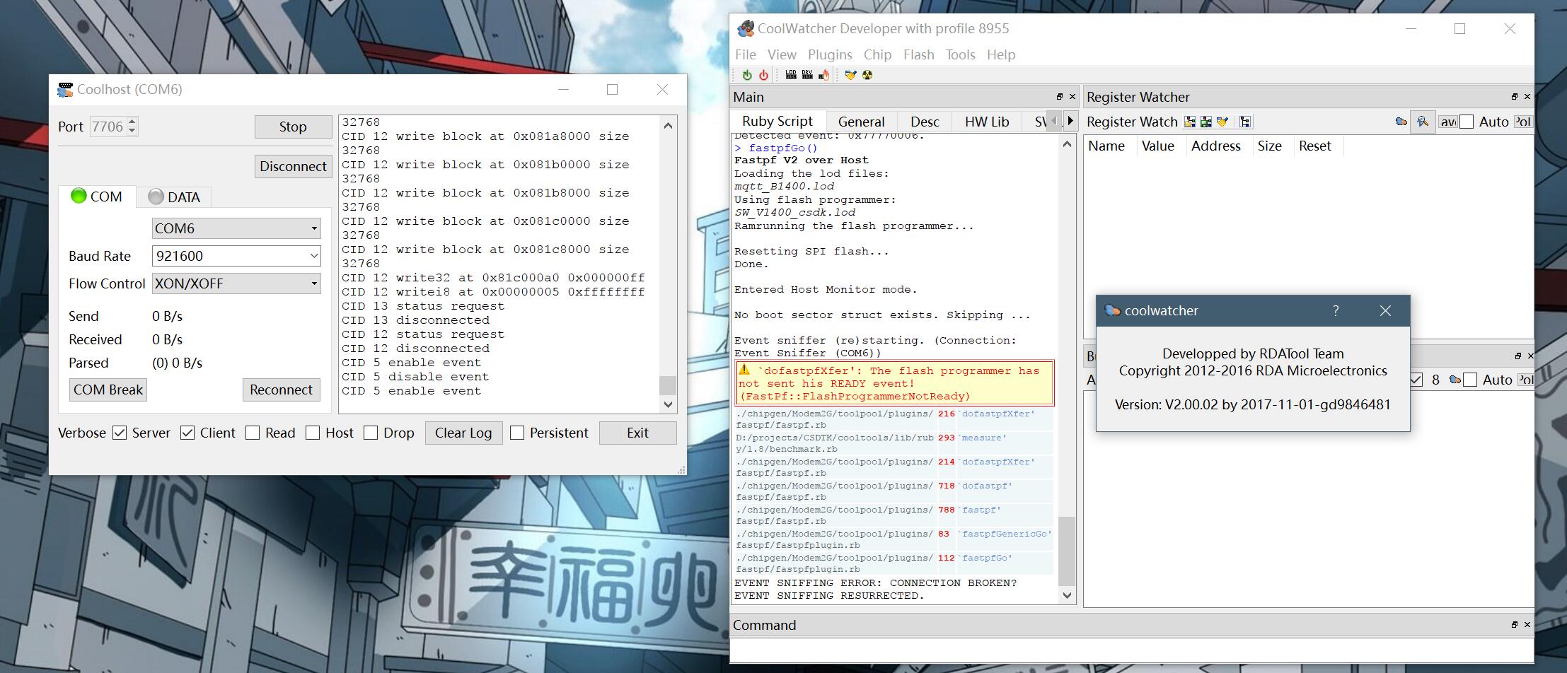 下载时提示 No boot sector struct exists · Issue #9 · Ai-Thinker-Open/GPRS_C_SDK · GitHub