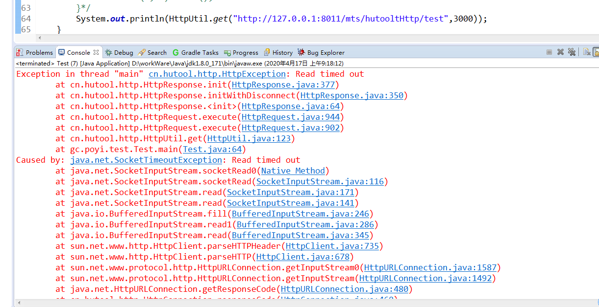 HttpUtil.get()是否应该从方法级别抛出异常 · Issue #834 · chinabugotech/hutool · GitHub