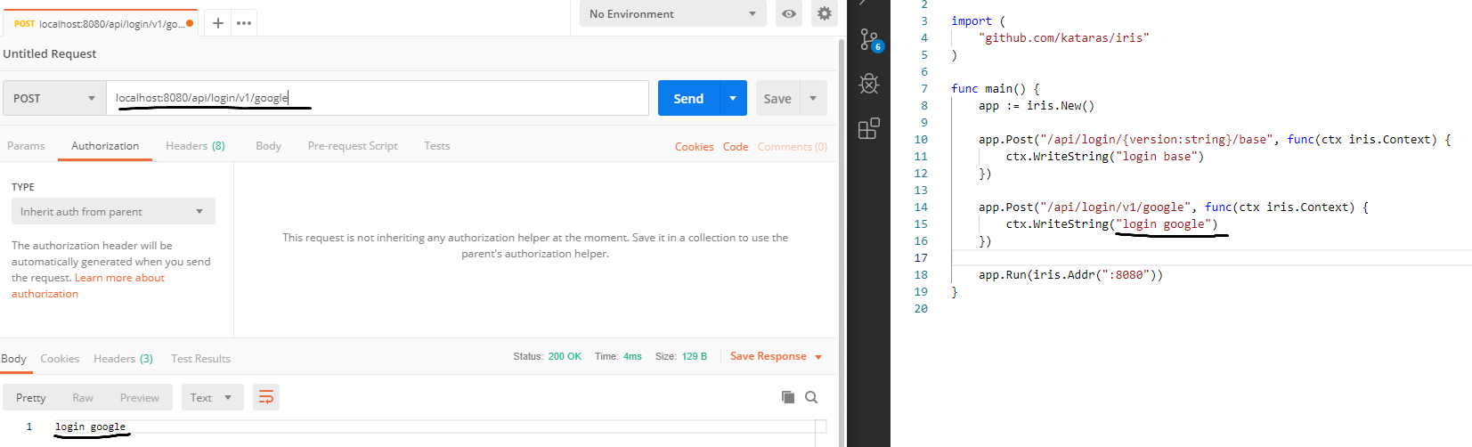 [BUG] when method is post, route path is invalid with dynamic route · Issue #1365 · kataras/iris ...