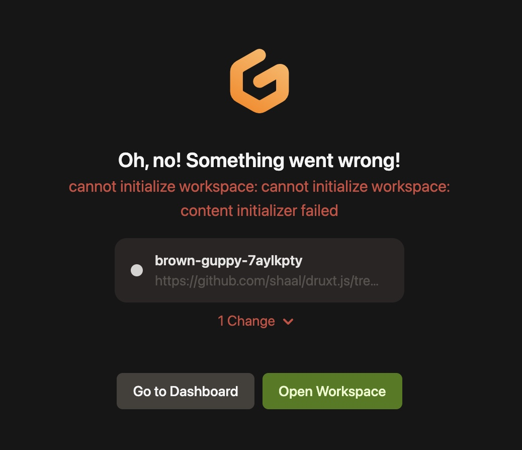 Prebuild got stuck, now workspace doesn't open · Issue #4936 · gitpod-io/gitpod · GitHub