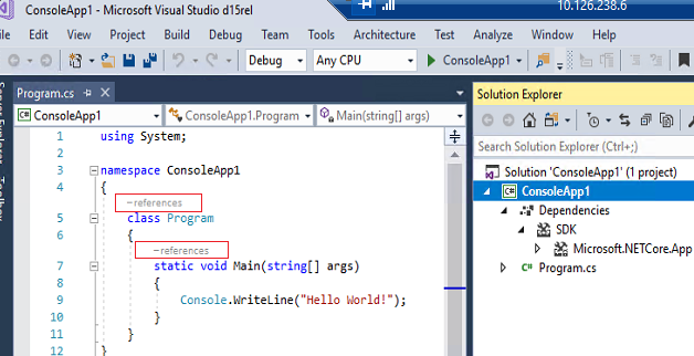 code-len features does not work after closing and reopening .sln ...