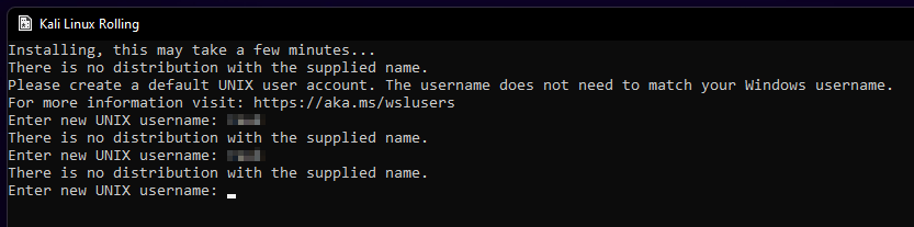 Error when installing any WSL Distro - There is no distribution with the supplied name · Issue ...
