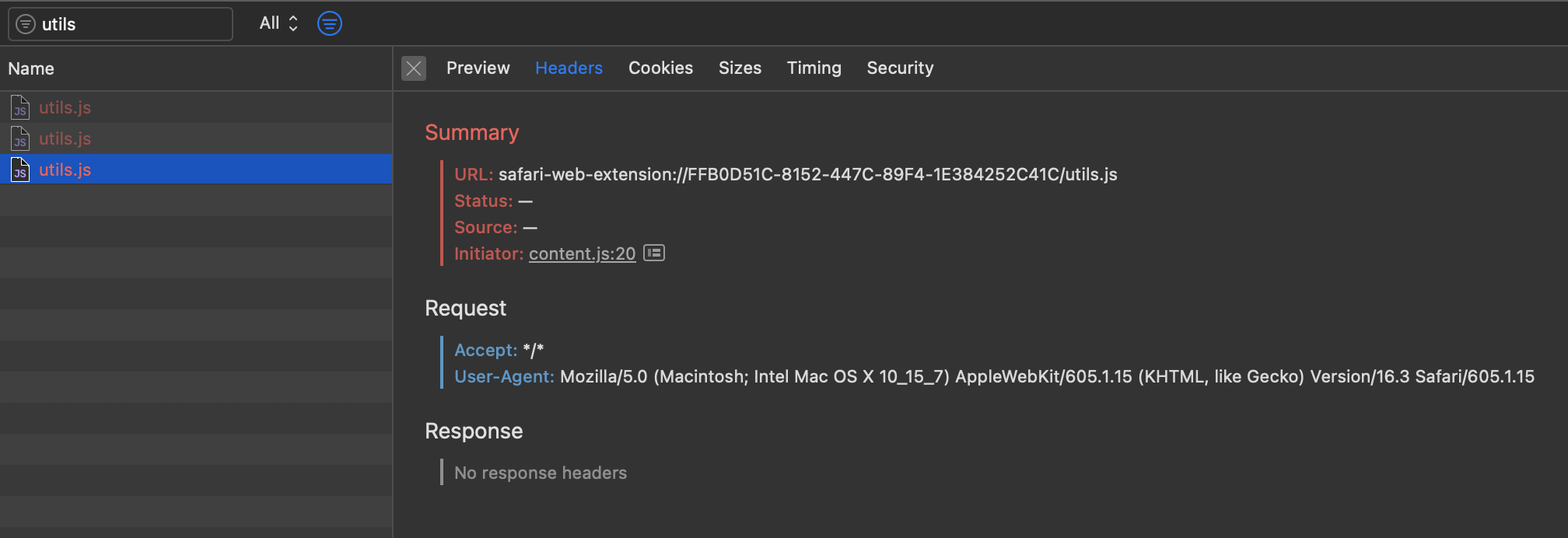 Safari Extension Typeerror Importing A Module Script Failed In Js