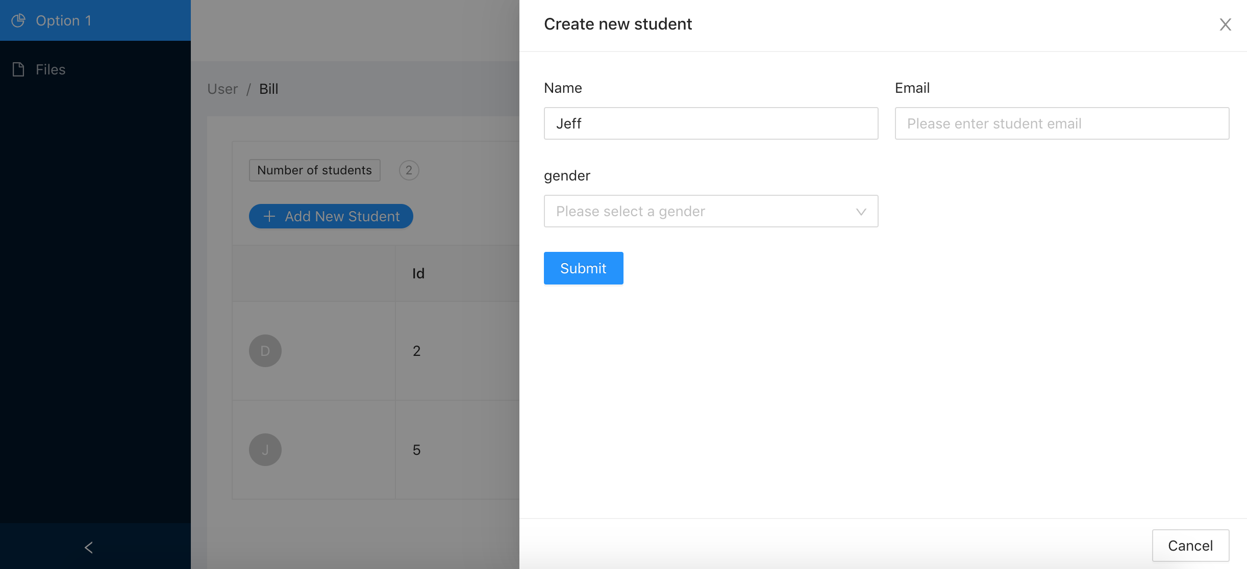 Github Danielvornbasic Crud Demo General Crud App With Spring Boot Backend And React Frontend